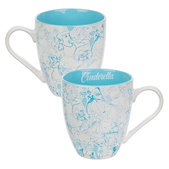 Disney | Kitchen | New Disney Princess Cinderella Illustration Mug ...